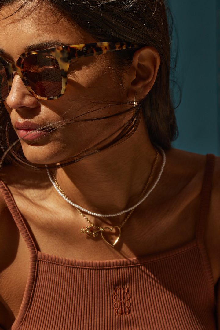 Collier Marina coeur doré - Balzac Paris