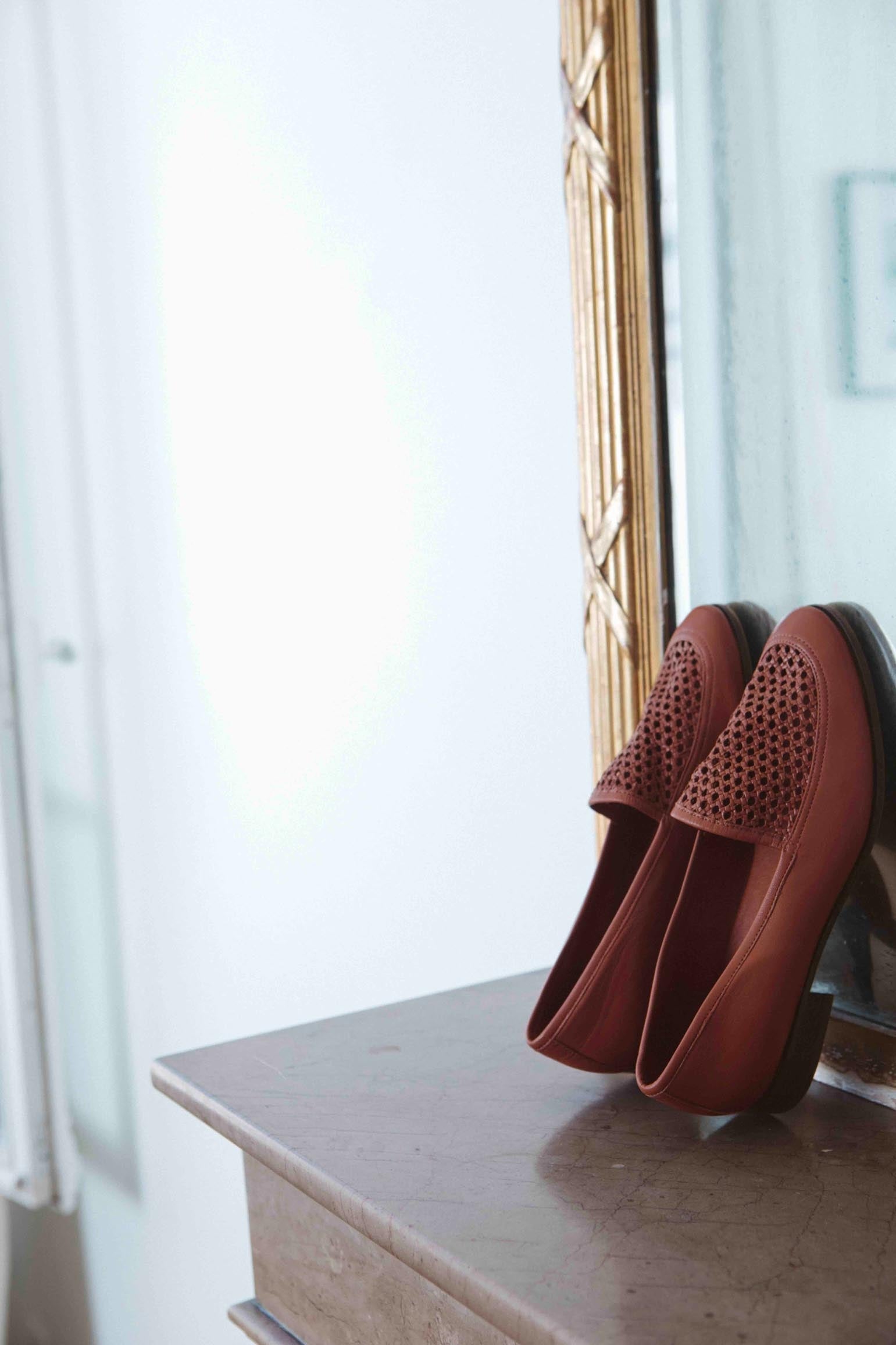moccasins faustin camel biodegradable woman trend - Balzac Paris
