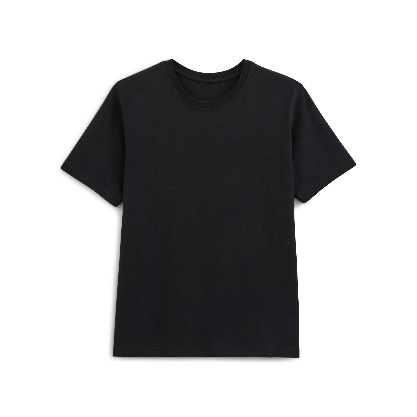 Tee-shirt uni noir simple coton bio GOTS Bree - Balzac Paris